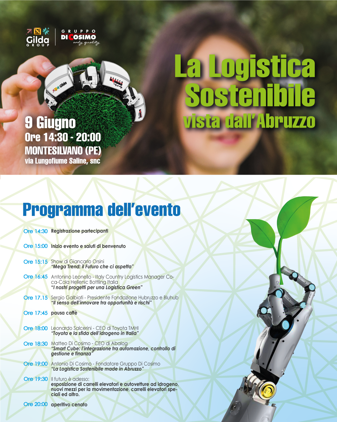 La Logistica Sostenibile vista dall'Abruzzo - Gruppo Di Cosimo La Logistica Sostenibile vista dall'Abruzzo - Gruppo Di Cosimo